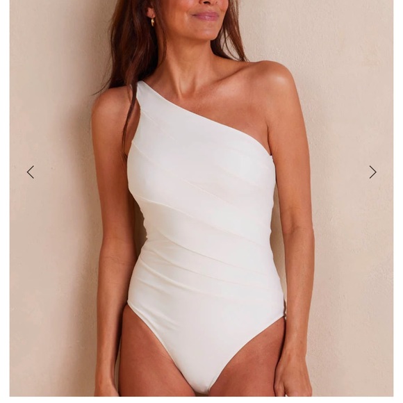 summersalt | Swim | Summersalt The Sidestroke Swimsuit In White Sand | Poshmark